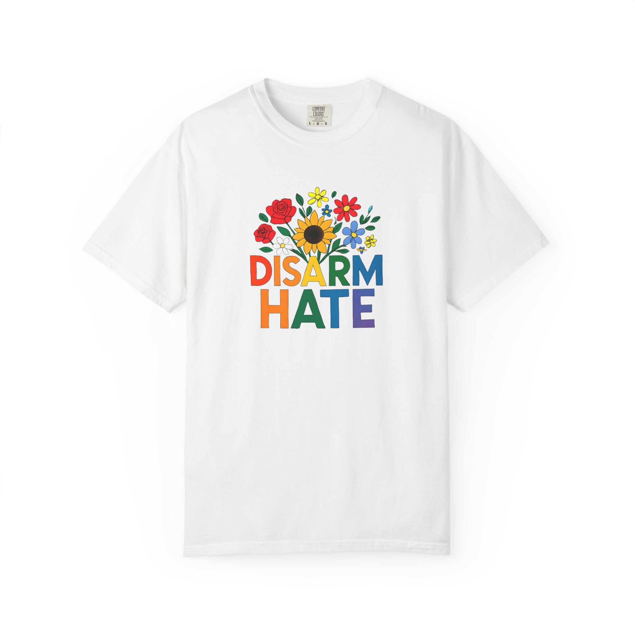 Disarm Hate Unisex T-Shirt - Pride Equality & Activist Graphic Tee ...